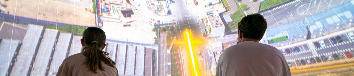 Mobility" area, ENGIE, French Pavilion, Dubai 2020 - Museum Manufactory